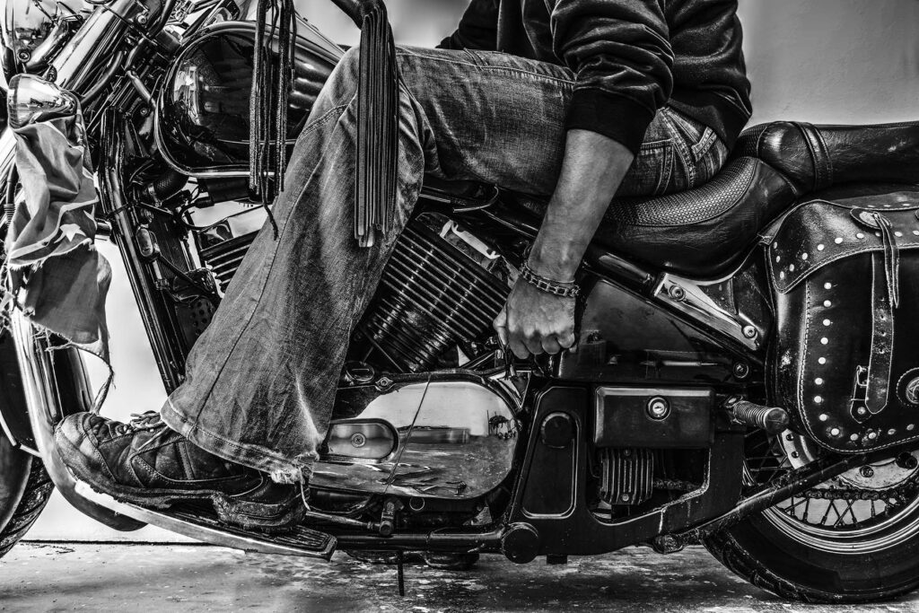 Biker Smoking Pipe: A Timeless Symbol of Freedom